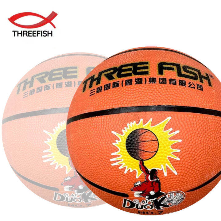 ลูกบาสเกตบอล THREEFISH 1 เบอร์ 7 (รุ่นใหม่ 2022) เล่นได้ทั้งพื้นปูน และ ปาเก้ สินค้าพร้อมส่ง ...