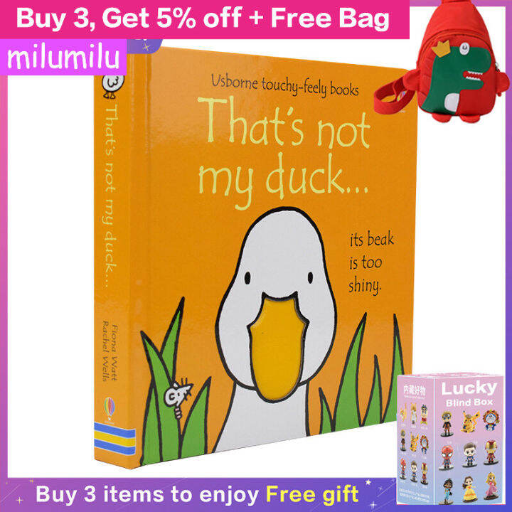 milumilu Original English book Usborne That's Not My Duck Touch book ...