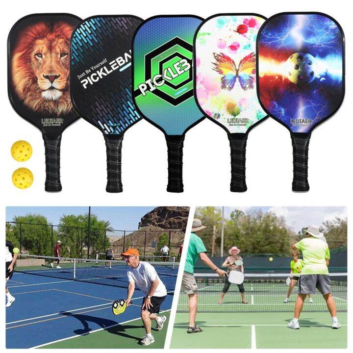 Pickleball Paddles ปิงปอง Pickle Ball Racket น้ำหนักเบา Graphite ...