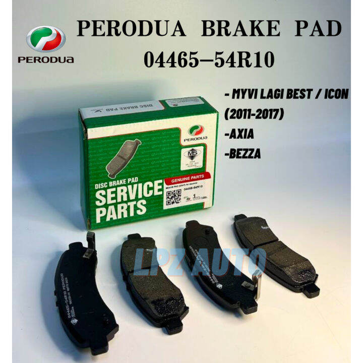 ORIGINAL Disc Brake Pad Front Depan SET- PERODUA MYVI LAGI BEST / ICON ...