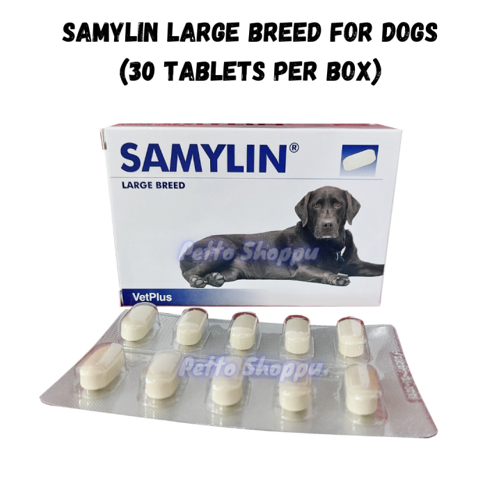 Samylin Large Breed for Dogs 31-50kg (30 tablets) / Liver support | Lazada