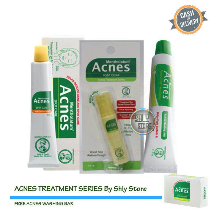 Paket Acnes Treatment Series 3 in 1 FREE Acnes Washing Bar | Lazada ...