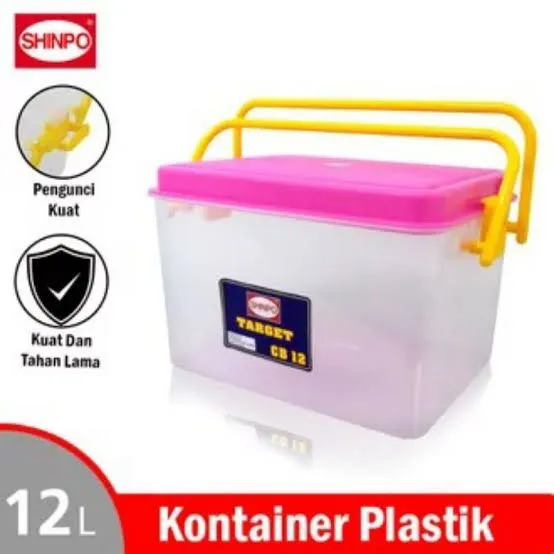 Shinpo Sip 133-1 Container Box Serbaguna CB 8 Liter Kotak Penyimpanan ...