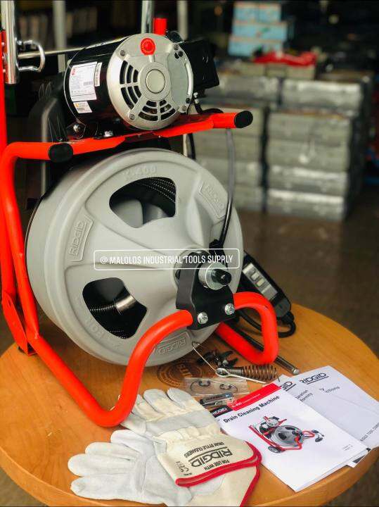 RIDGID K-400 Drum Machine Drain Cleaner FOR PRE ORDER NON COD | Lazada PH