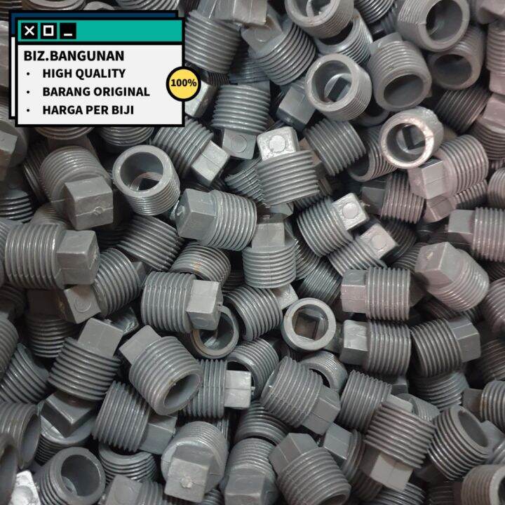 PLUG PVC JAYA TS 1/2 INCH - FITTING PIPA DOP DRAT LUAR TUTUP PIPA ...