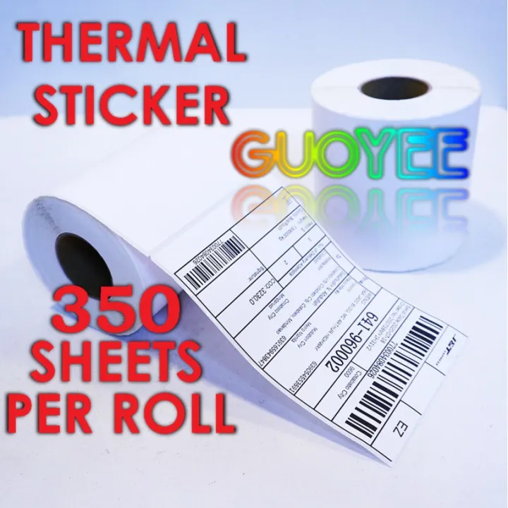 waybill sticker Gprinter Thermal Sticker A6 100mm x 150mm 350 sheets ...