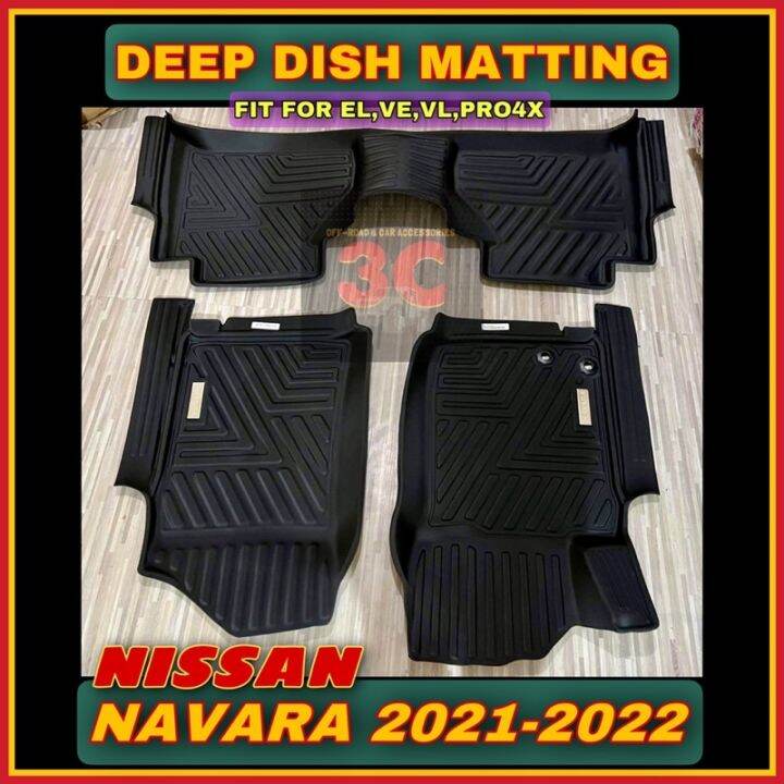 NISSAN NAVARA 2021 - 2022 VE VL PRO4X DEEP DISH MATTING (version 3 ...