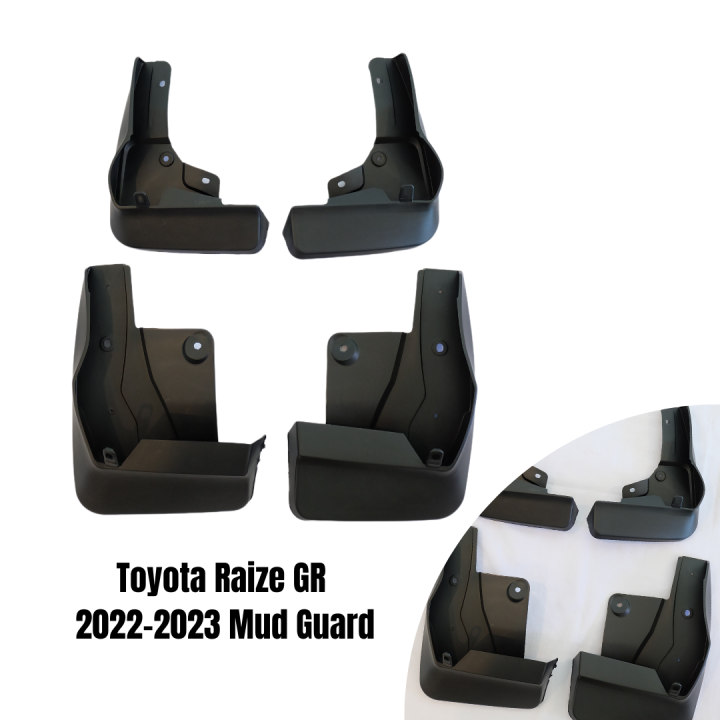 Toyota Raize GR 2022 to 2023 Mudguard Mud Flaps | Lazada PH