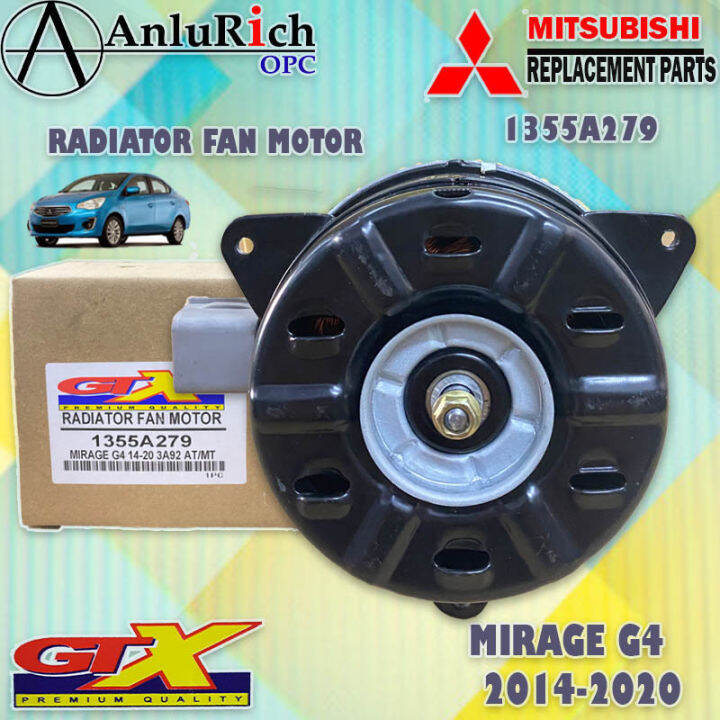 RADIATOR FAN MOTOR MITSUBISHI MIRAGE G4 2014 2020 GTX PART NO: 1355A279 ...