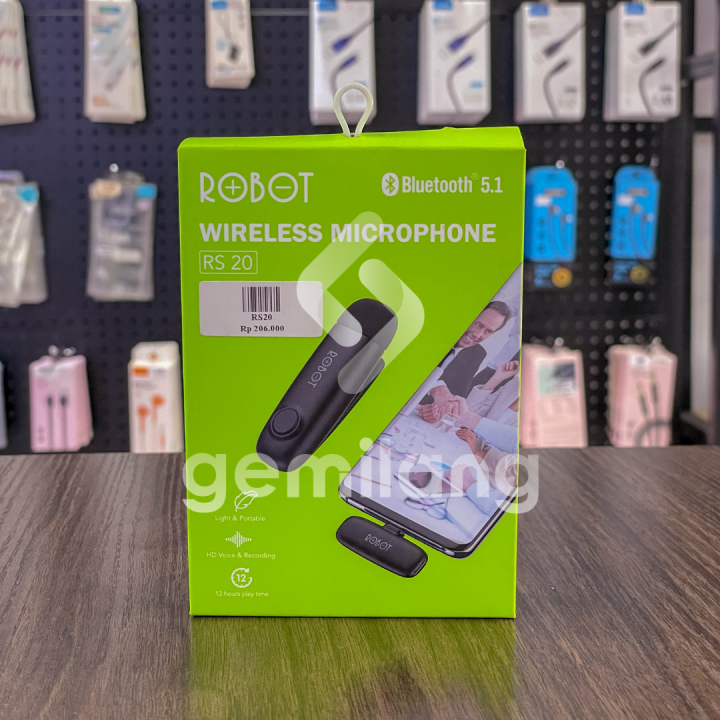 Microphone Bluetooth dan Reciver Bluetooth Robot Original | Lazada ...