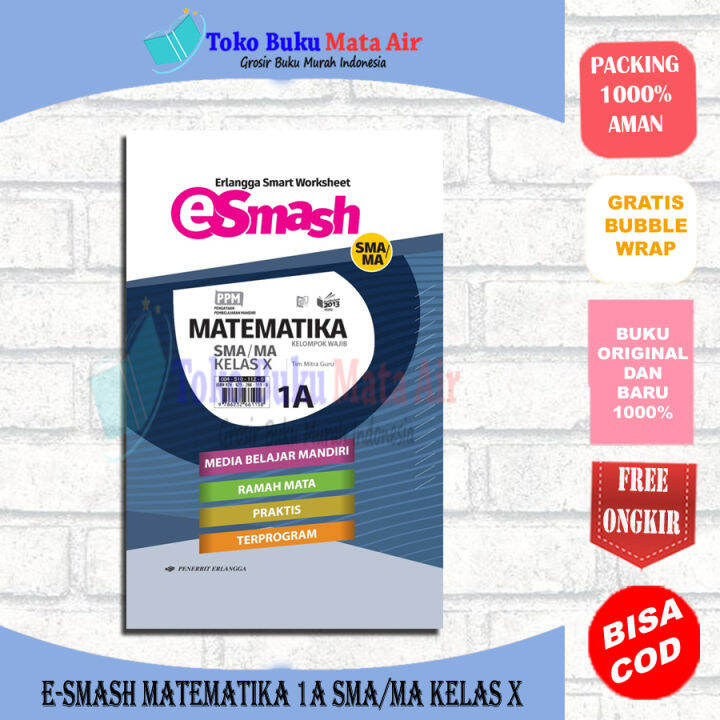 BEST SELLER E-SMASH MATEMATIKA 1A 2A 3A SMA/MA KELAS 10 11 12 K13N ...
