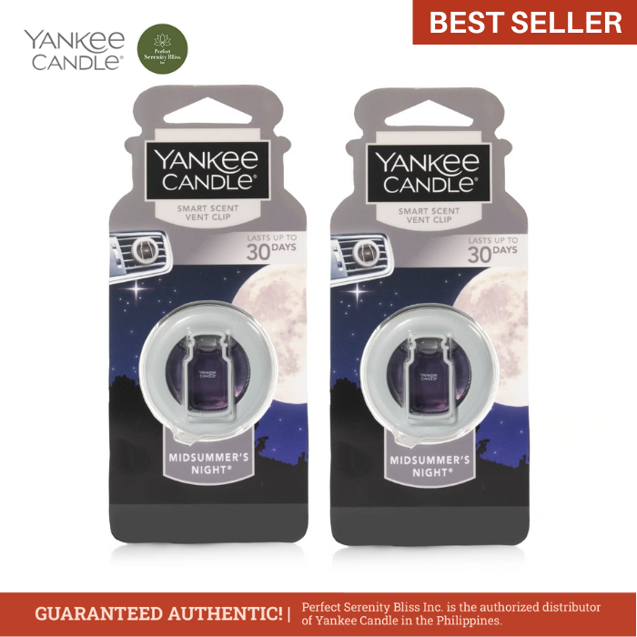 [BUNDLE PROMO] 2pcs. Yankee Candle - CAR VENT CLIP MIDSUMMERS NIGHT ...