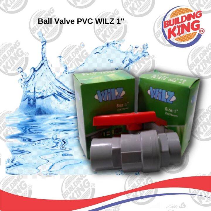 Ball Valve PVC Tebal PREMIUM 1 Inch / Stop Kran Pipa 1" Keran | Lazada ...