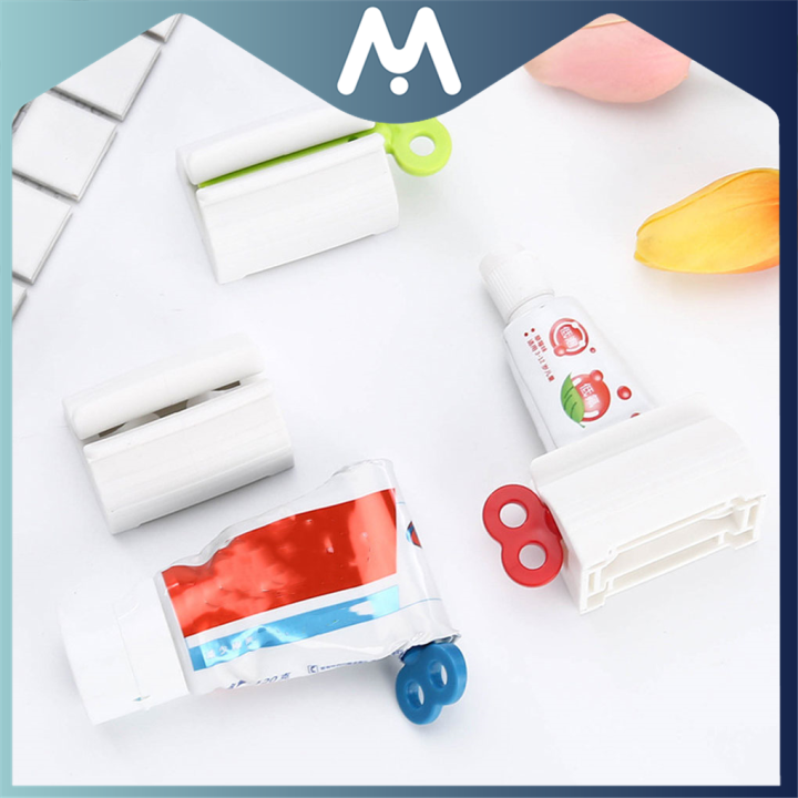 Rolling Tube Toothpaste Squeezer Toothpaste Seat Holder Stand Rotate ...