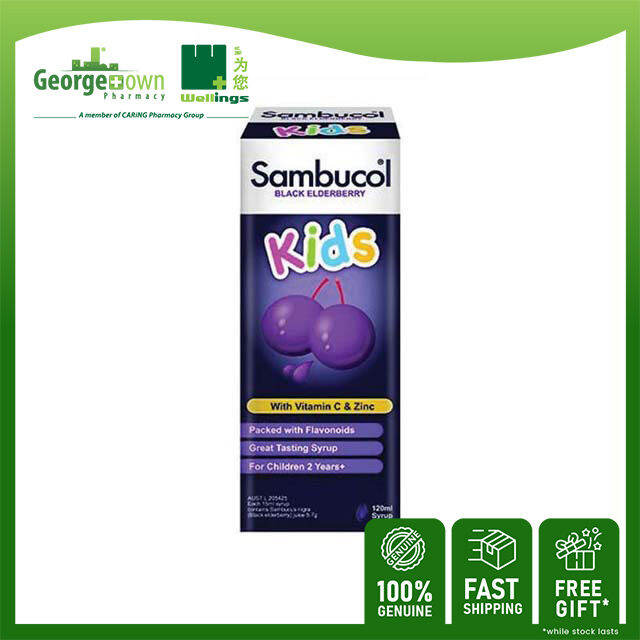 SAMBUCOL KIDS BLACK ELDERBERRY 120ML | Lazada