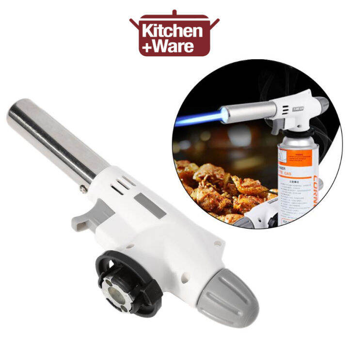 920 Wind Fully Automatic Electronic Cooking Torch Flame Gun Butane ...