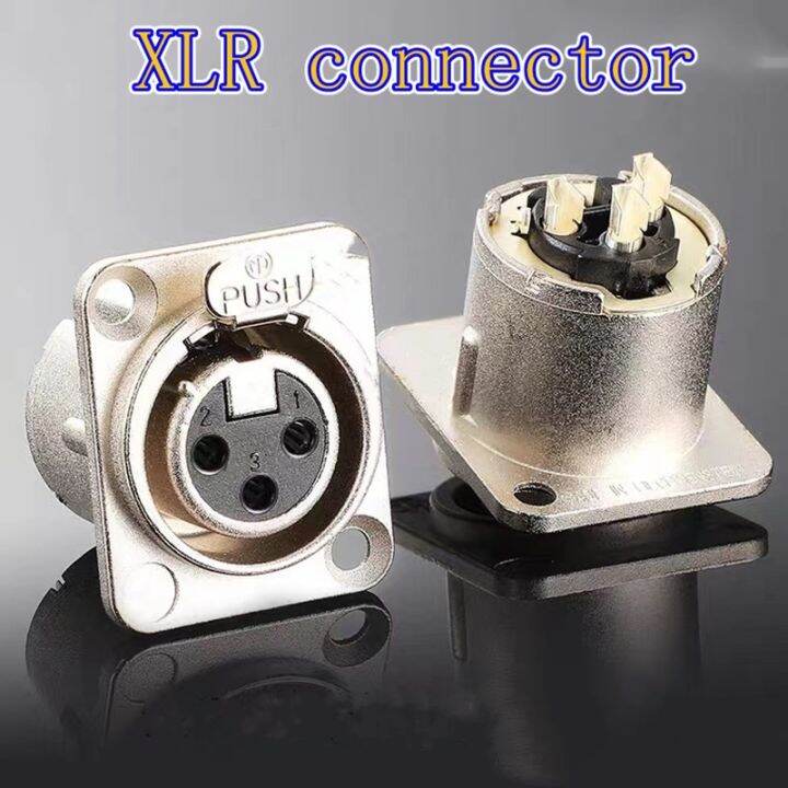 Neutrik XLR Female Panel Connector 3P Gold-plated NC3FD Swiss XLR Male ...