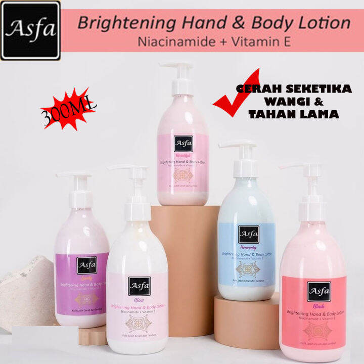 ASFA Brightening Body Lotion With Niacinamide Dan Vitamin E 300ml ...