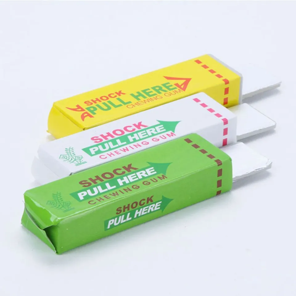 Funny Electric Shock Chewing Gum,shocking Toy ,funny, 55% OFF