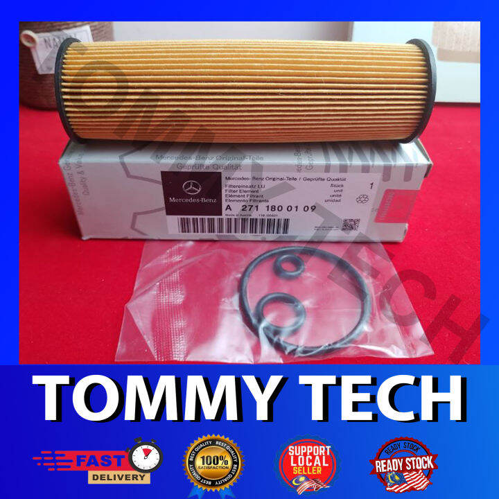 A2711800109 A2711800009 Mercedes-Benz C200 C180 W204 Engine Oil Filter ...