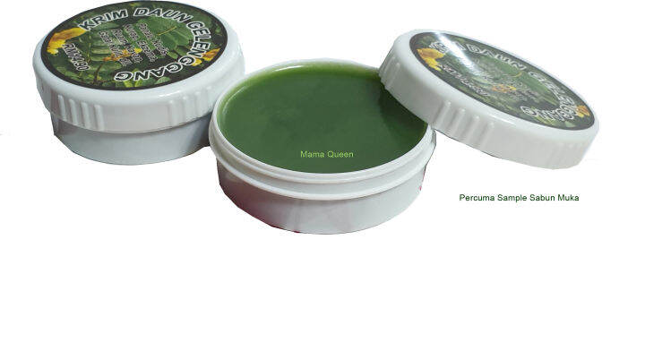 Krim traditional asli daun gelenggang untuk enzema gatal ruam panau ...