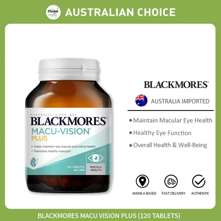 Blackmores Macu-Vision Plus 120 Tablets | Lazada PH