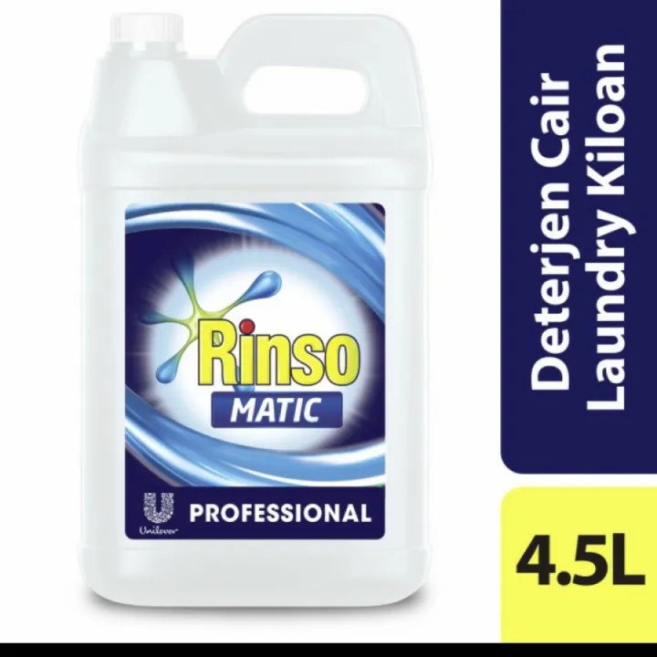 Rinso Matic Professional Detergen Cair 4,5L | Lazada Indonesia