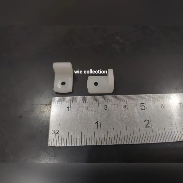 50 Pcs TAHANAN PLASTIK SIKU KACA / JEPITAN KACA PUTIH | Lazada Indonesia