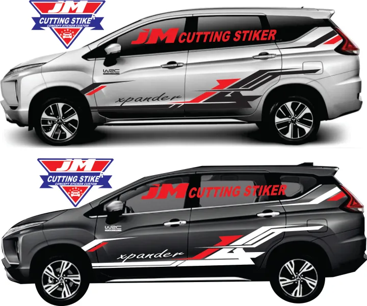 Stiker mobil xpander sticker mobil xpander cutting stiker body mobil ...