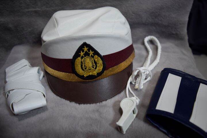 ATRIBUT SERAGAM POLISI ANAK TK PAUD/ ATRIBUT POCIL/ TOPI POCIL/POCIL ...