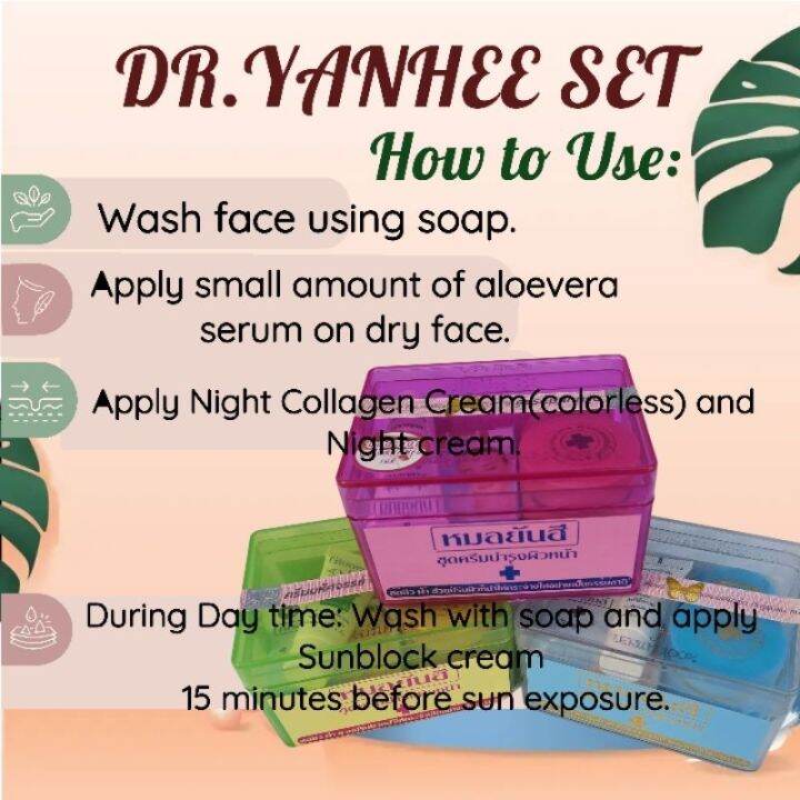 【COD】 DR YANHEE SET FROM THAILAND (for melasma, for whitening and anti ...