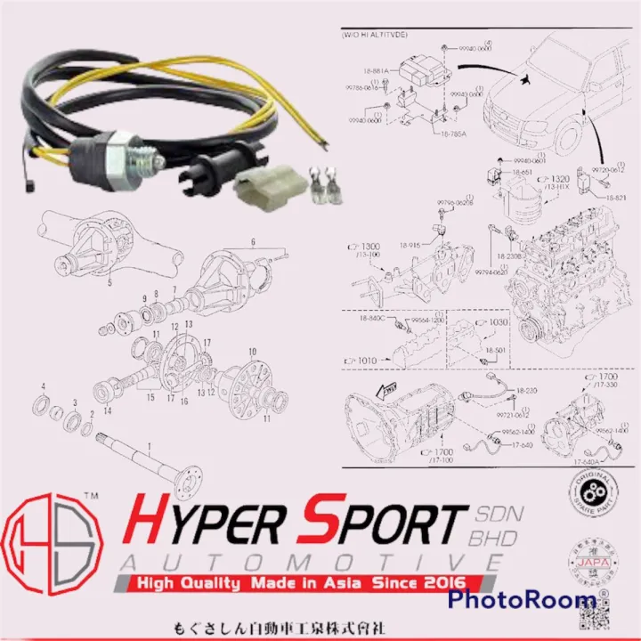 FORD RANGER WL 05” 4WD SWITCH (2PIN)(R509-17–640)(4WS-FD100-66) | Lazada