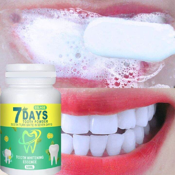 Eelhoe 7 Days Tooth Powder Remove Dental Plaque Smoke Stain Coffee ...