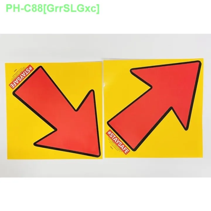 floor sticker arrow sign poster 10pcs per pack | Lazada PH