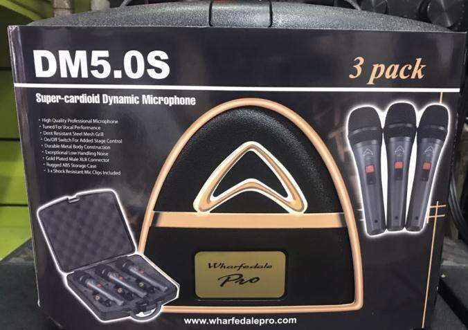 Wharfedale Pro DM5.0s Super-Cardioid Dynamic Microphone 3pack | Lazada PH