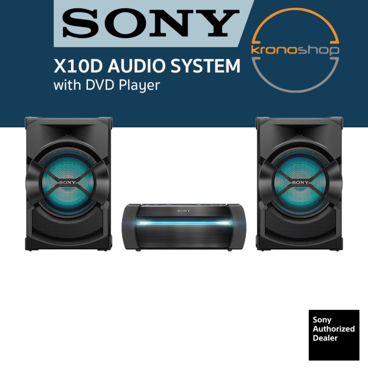 Sony X10D High Power Audio System with DVD Player SHAKE-X10D SHAKEX10D ...