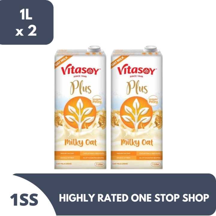 Vitasoy Plus Milky Oat 1L x 2 | Lazada PH
