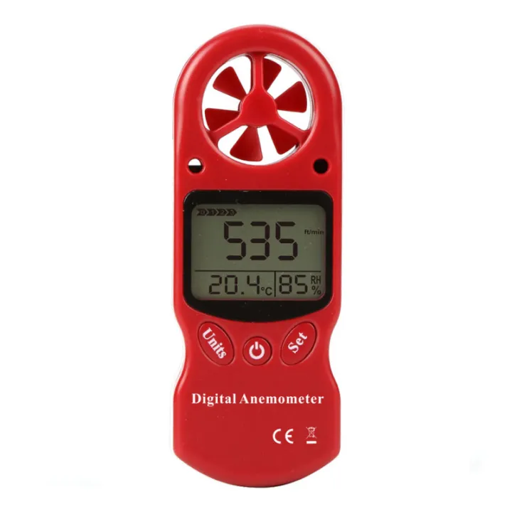 3 in 1 Mini LCD TL-300 Wind Speed Temperature Humidity Meter ...