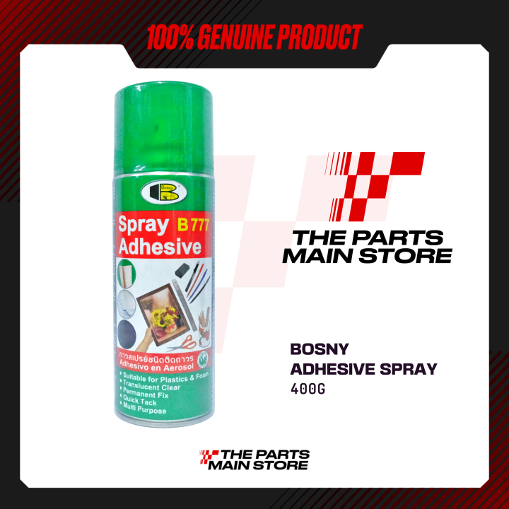ADHESIVE SPRAY BOSNY B-777 400G | Lazada PH