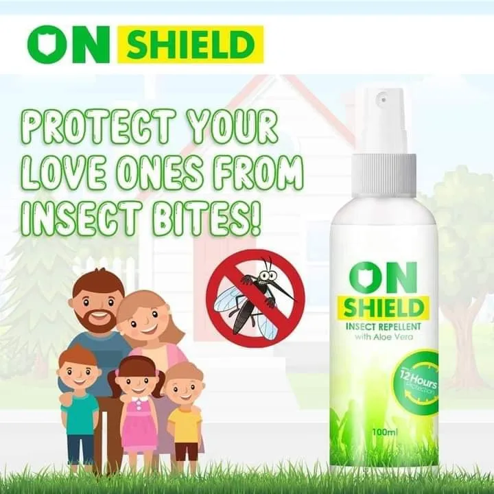 [100% EFFECTIVE] ON SHIELD Insect Repellent Spray with Jeju Aloe Vera ...
