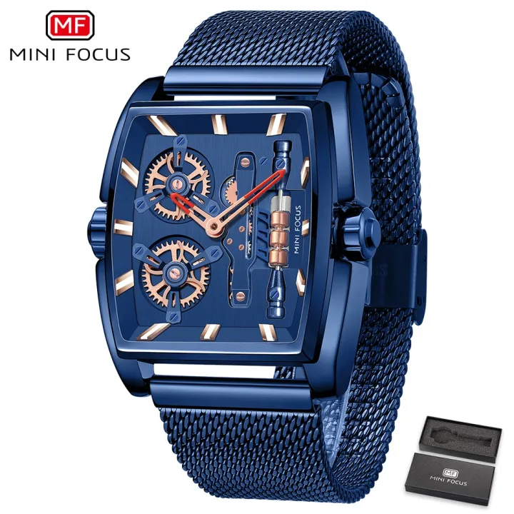 MINIFOCUS MINI FOCUS MF0322G สุดหรูนาฬิกาข้อมือมียี่ห้อสำหรับ Man ...