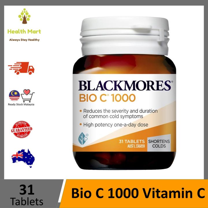 BLACKMORES Bio C 1000mg 31 Tablets Vitamin C | Lazada