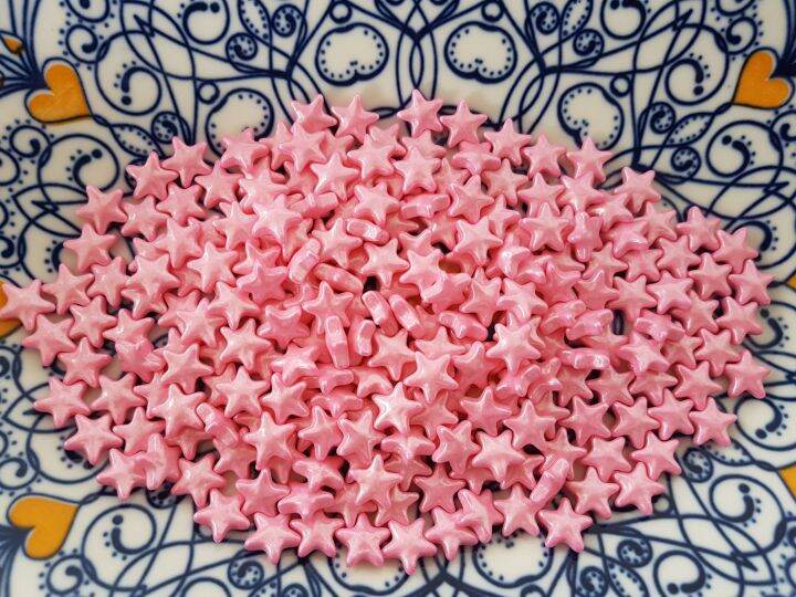 200 Grams Edible Sprinkles Candy - Pink Star Design | Lazada PH