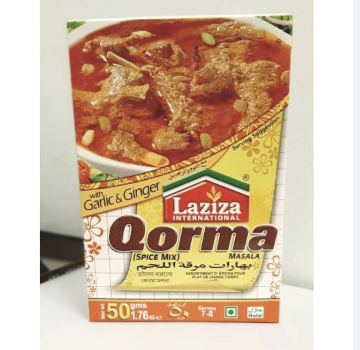 Laziza Quorma (korma) Masala (Garlic and Ginger), 100-Gram Box | Lazada