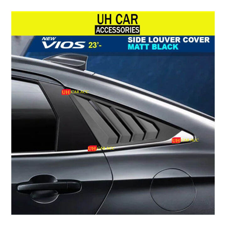 Toyota Vios 2023 NGC102 Rear Side Louver Cover Mustang Cover Rear Door ...