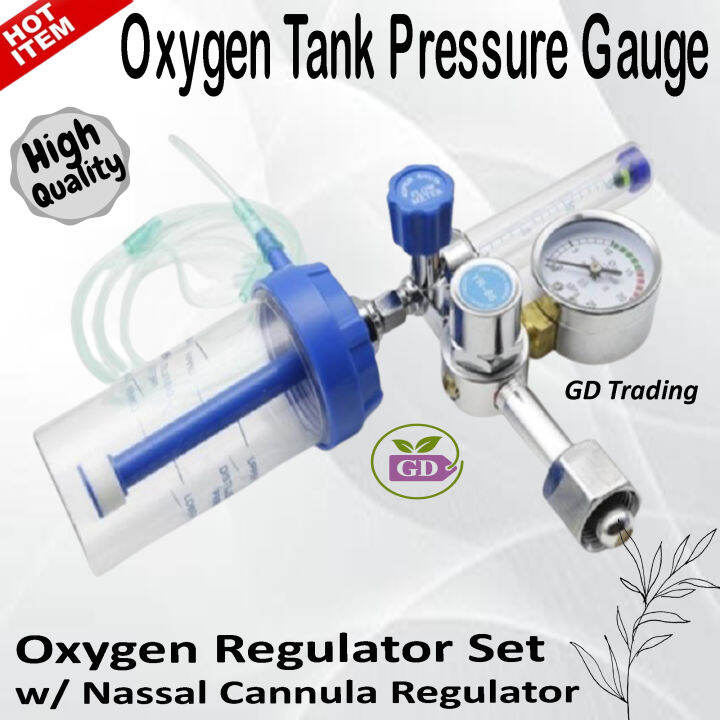 Original™ Medical Health Oxygen Tank Pressure Gauge Oxygen Regulator ...