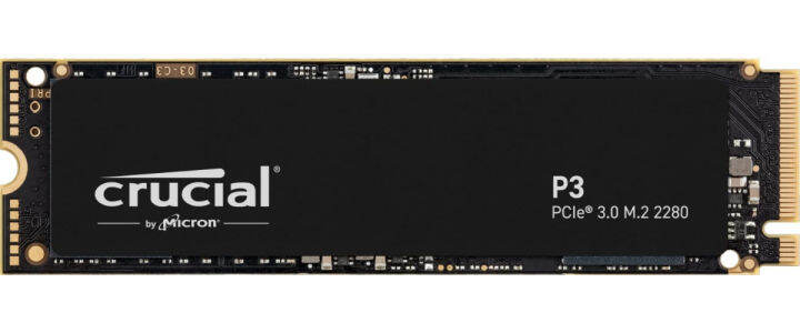 Crucial P3 4TB PCIe Gen3 3D NAND NVMe M.2 SSD, up to 3500MB/s ...