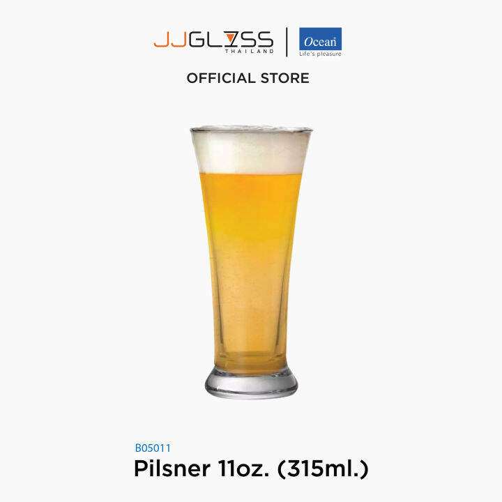 JJGLASS - (Ocean) B05011 Pilsner - แก้วพลิชเนอร์ แก้วดริ๊งเเวร์ แก้วโอ ...