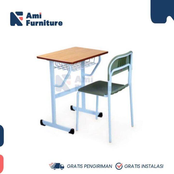 Set Kursi dan Meja Belajar meja kerja meja komputer seri Manabu P JP (4 ...