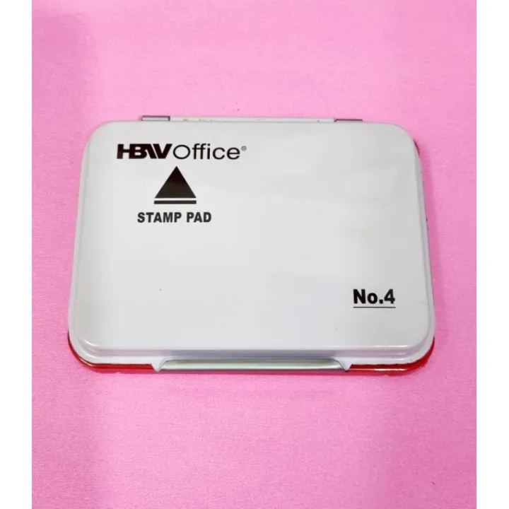 STAMP PAD NO.4 (RED) | Lazada PH